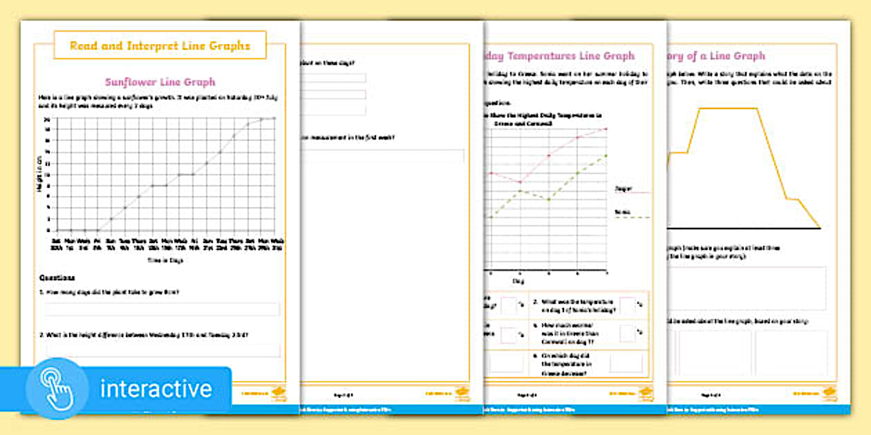 👉 Digital PDF White Rose Maths Y6 Read & Interpret Line Graphs